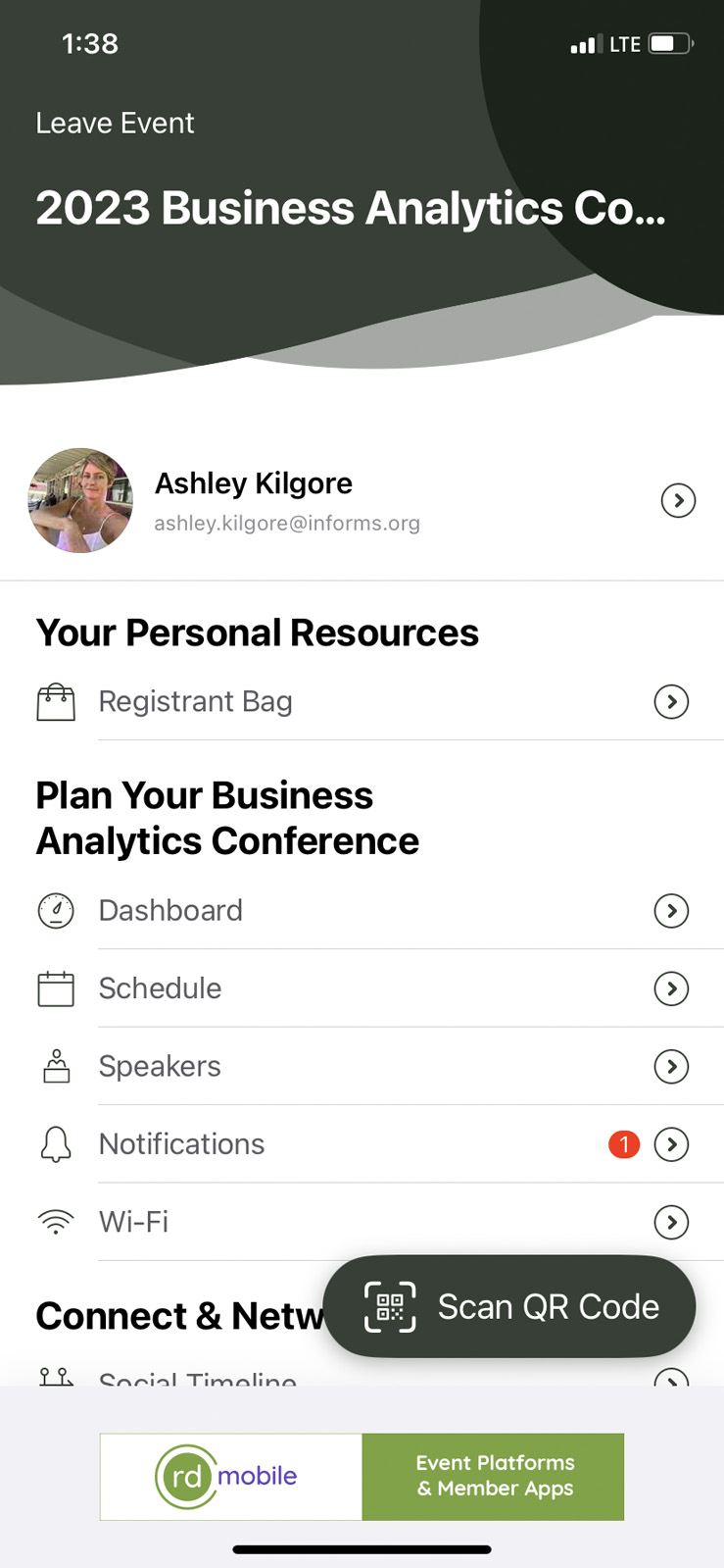 Download the INFORMS app - 2023 INFORMS Business Analytics Conference