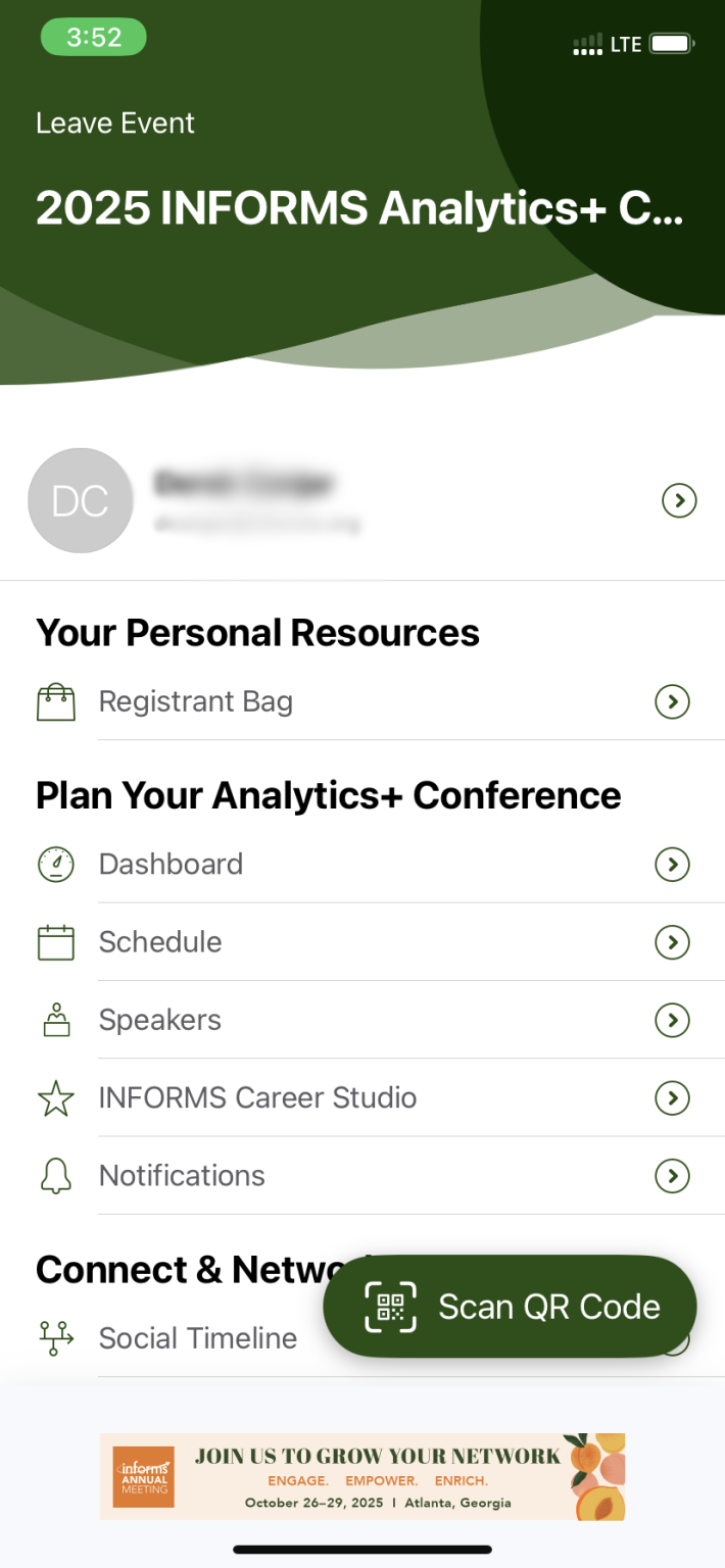 Download the INFORMS App - 2025 INFORMS Analytics+ Conference