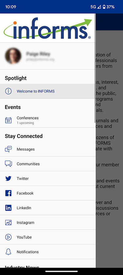 App troubleshooting - 2022 INFORMS Annual Meeting